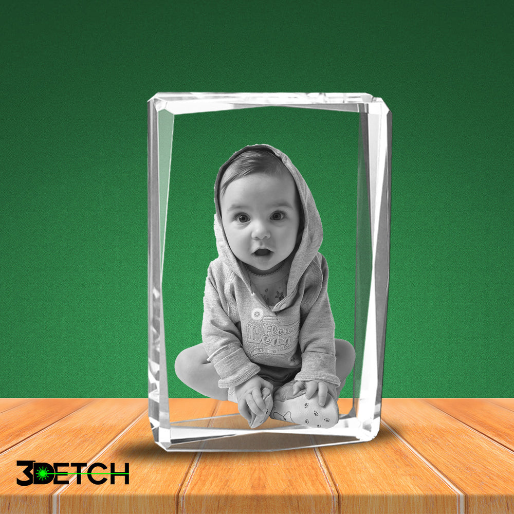 3D Etch Crystal Shopping Store